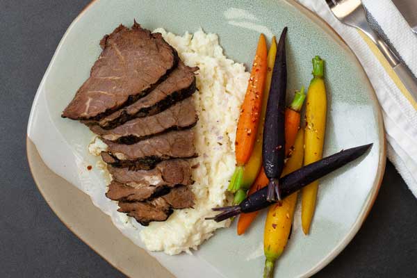 Beef Short Rib with Risotto and Roasted Carrots Recipe - Martin Bros ...