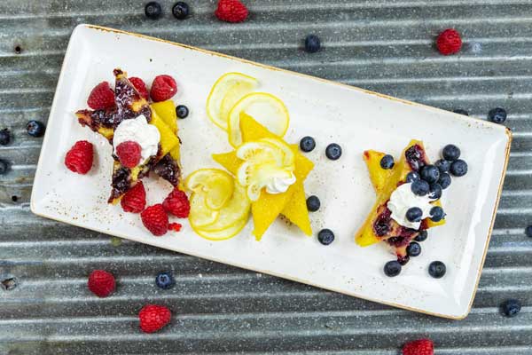 Lemon Bar Trio Recipe - Martin Bros. Distributing