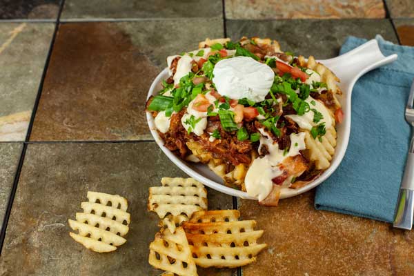 Loaded Pork Fries Recipe - Martin Bros. Distributing