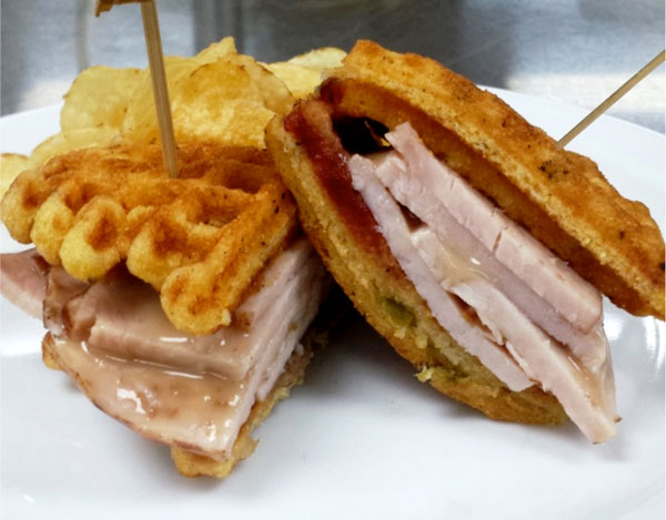 Thanksgiving Waffle Sandwich Recipe - Martin Bros. Distributing